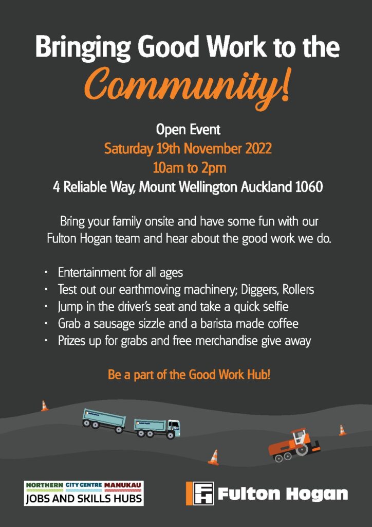 Fulton Hogan Open Day – Careers